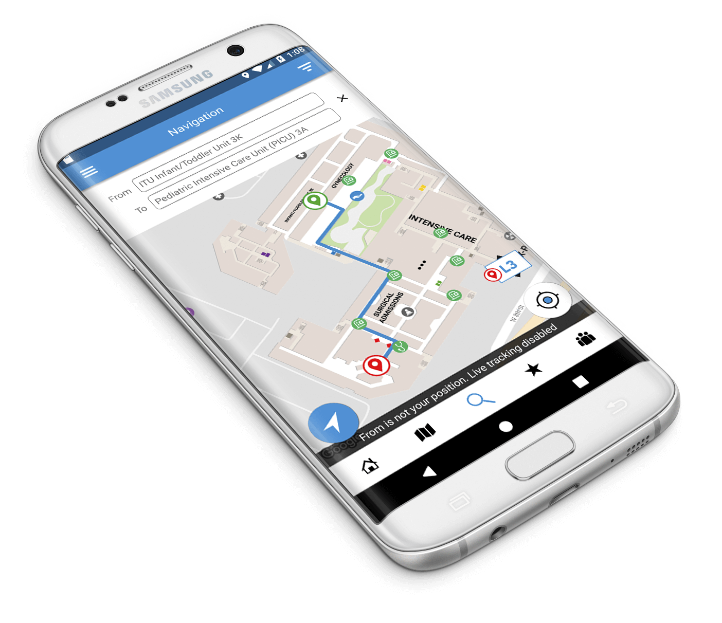 Indoor Positioning System Using Wi-Fi And Beacon Devices